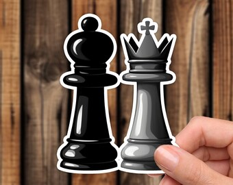 Chess Sticker , Waterproof Sticker, Decorative Sticker, Water Bottle ...