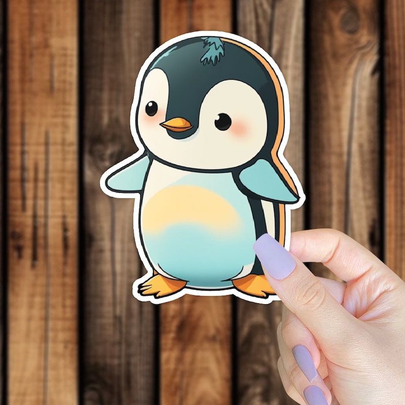 Penguin Stickers - Etsy