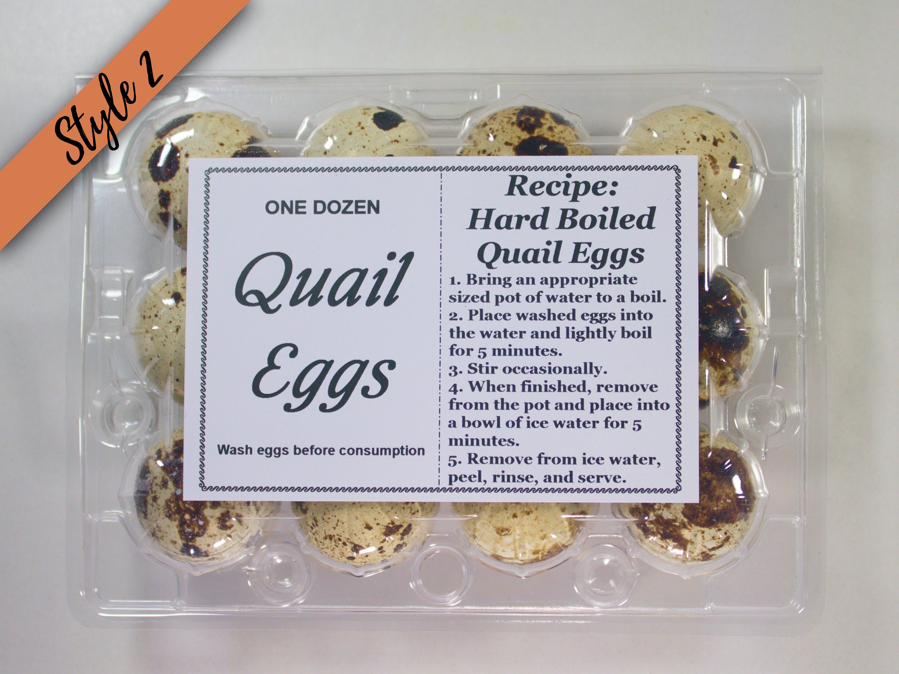 Customizable Quail Egg Carton Labels With Adhesive Backing | Etsy