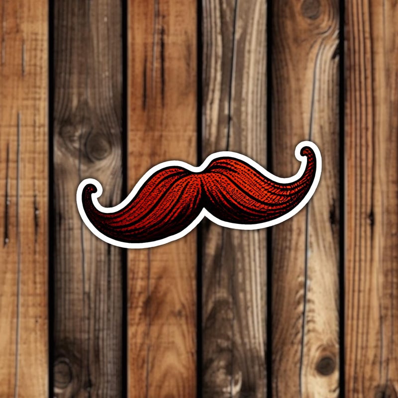 Mustache Decal - Etsy