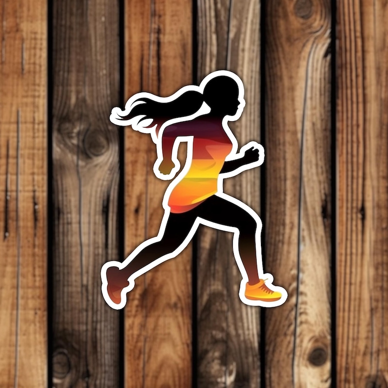 Running Decal - Etsy