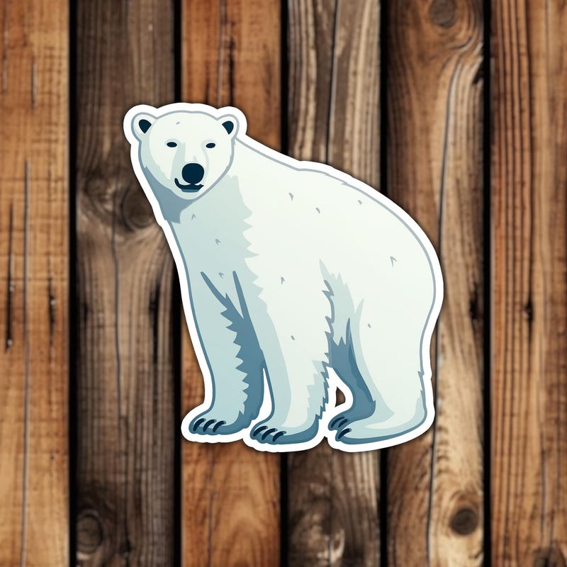 Polar Bear Decals - Etsy