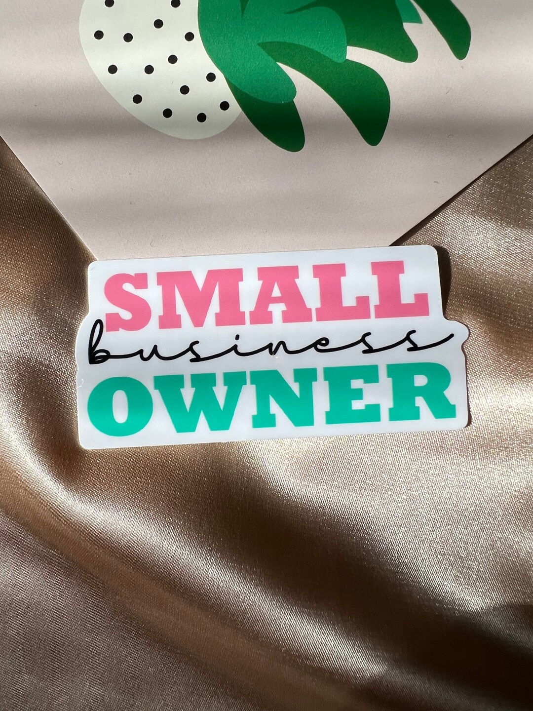 Shop Small | Small Business Owner Sticker | Waterproof Vinyl Sticker ...