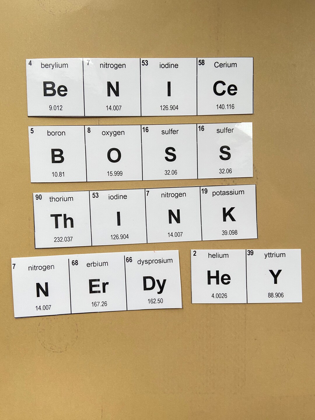 Periodic Table Sticker Pack | Nerdy Stickers | Science Sticker ...