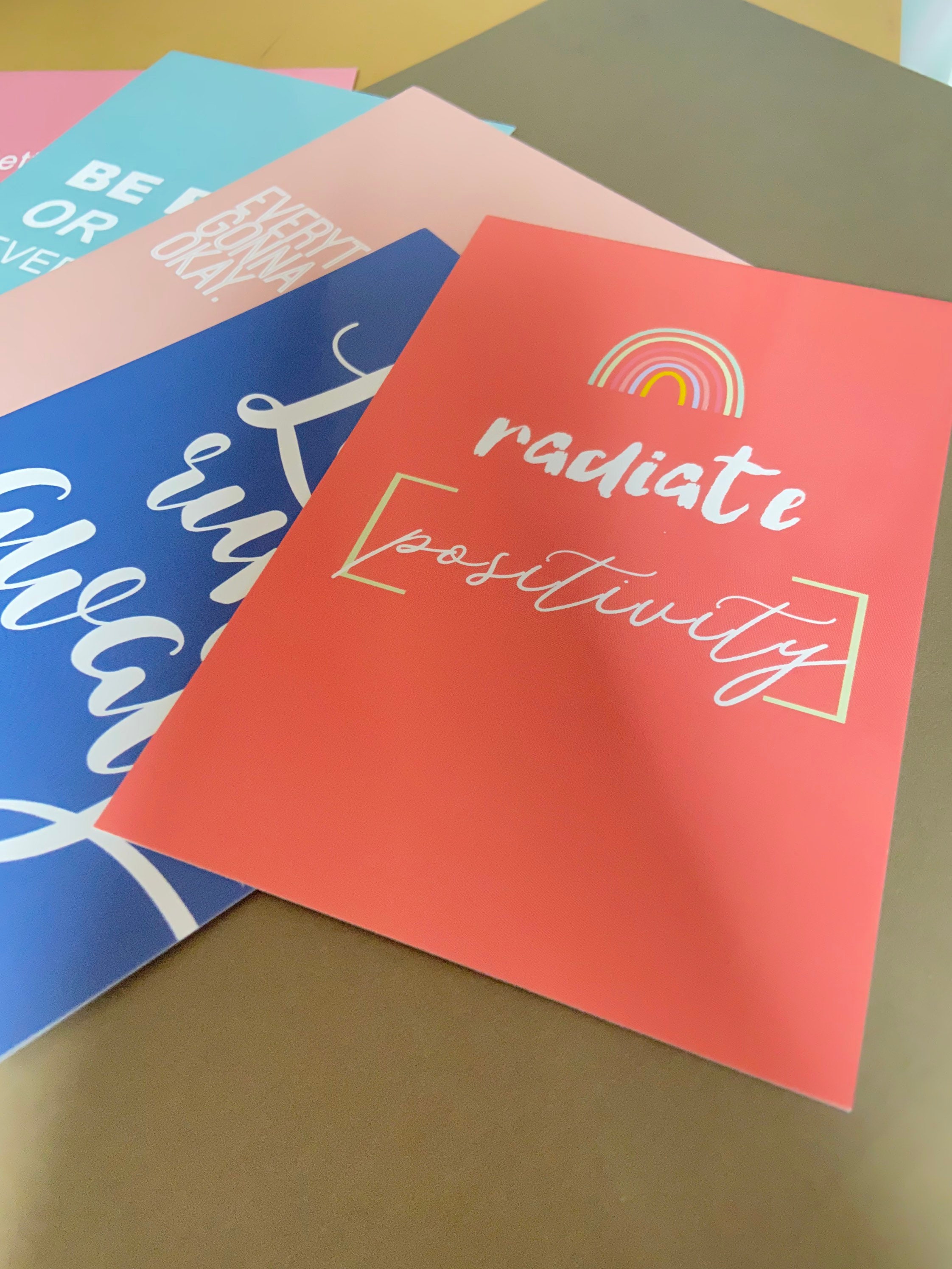 5 Postcards Bundle Deal Positive Motivation Cards Positive - Etsy