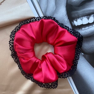 Handmade Large Satin Scrunchie | Satin Scrunchy | Large Satin Scrunchie ...
