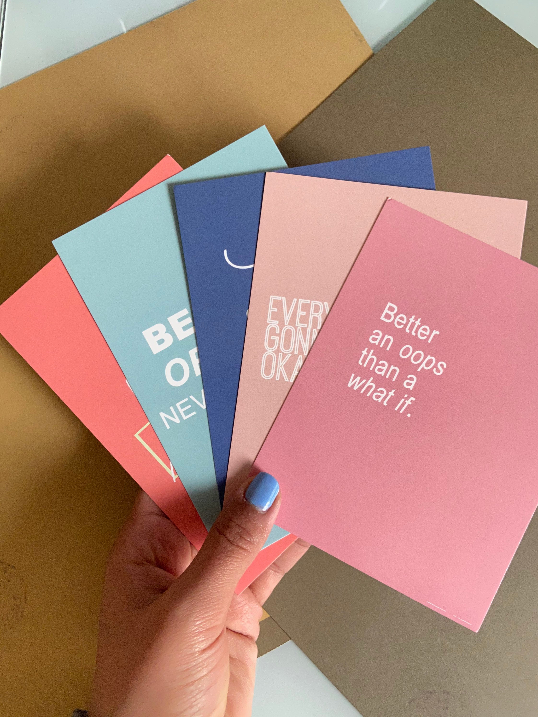 5 Postcards Bundle Deal Positive Motivation Cards Positive - Etsy