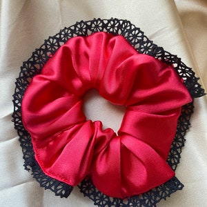 Handmade Large Satin Scrunchie | Satin Scrunchy | Large Satin Scrunchie ...