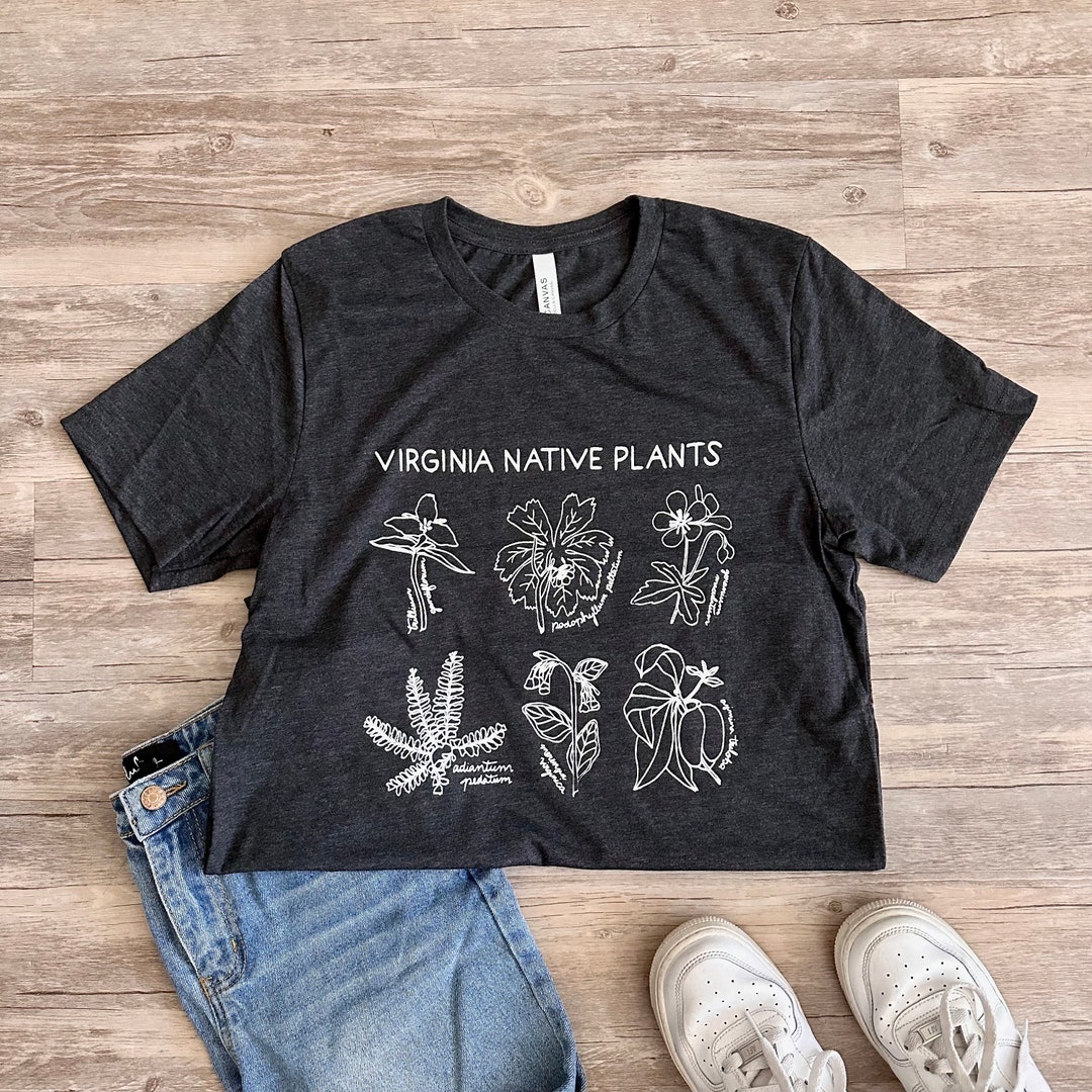 Virginia Native Plant Tshirt for Women Gardening Tshirt for Plant ...