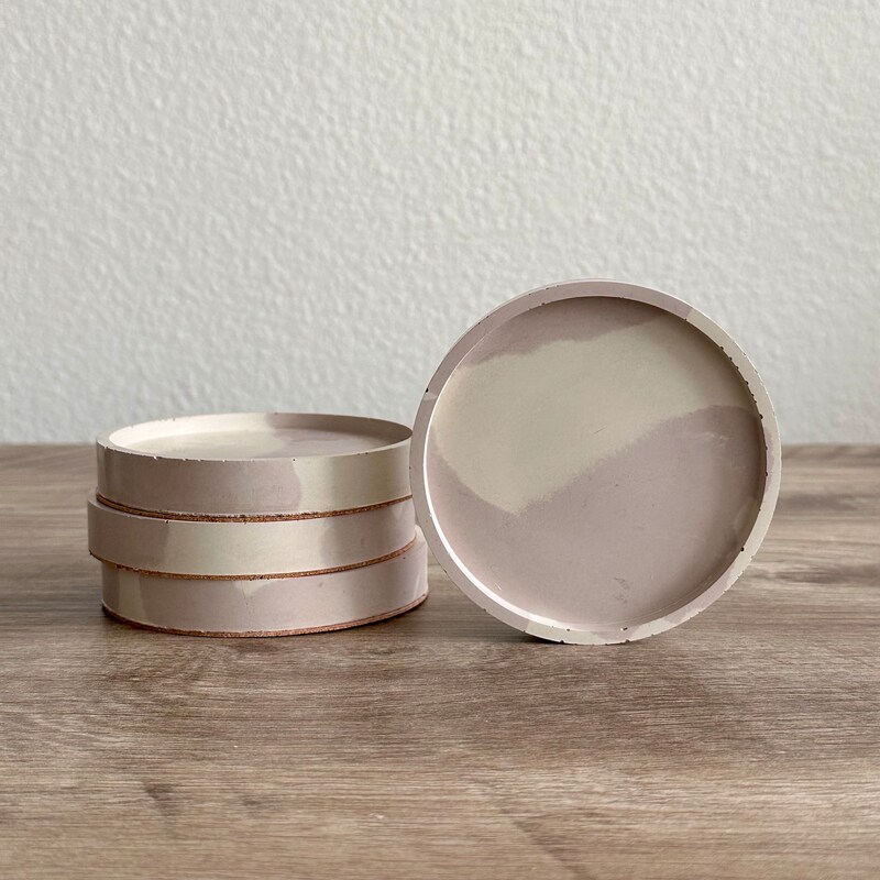 Concrete Coasters - Etsy