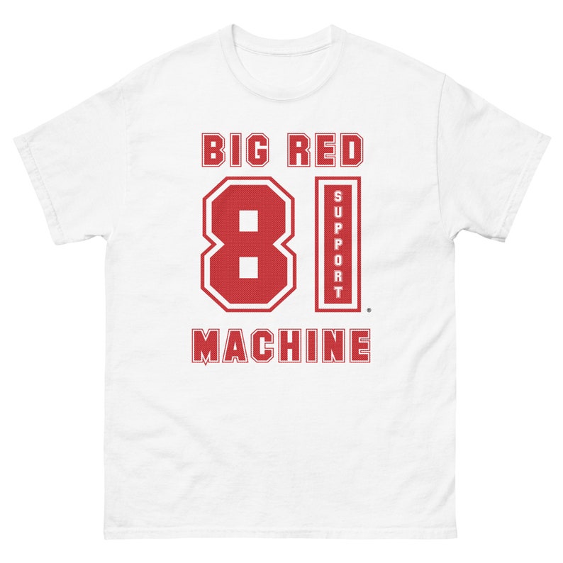 01 Hells Angels Baseball White T-shirt Support81 Big Red Machine - Etsy