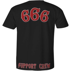 Hells Angels Support Crew 666 T-shirt - Etsy