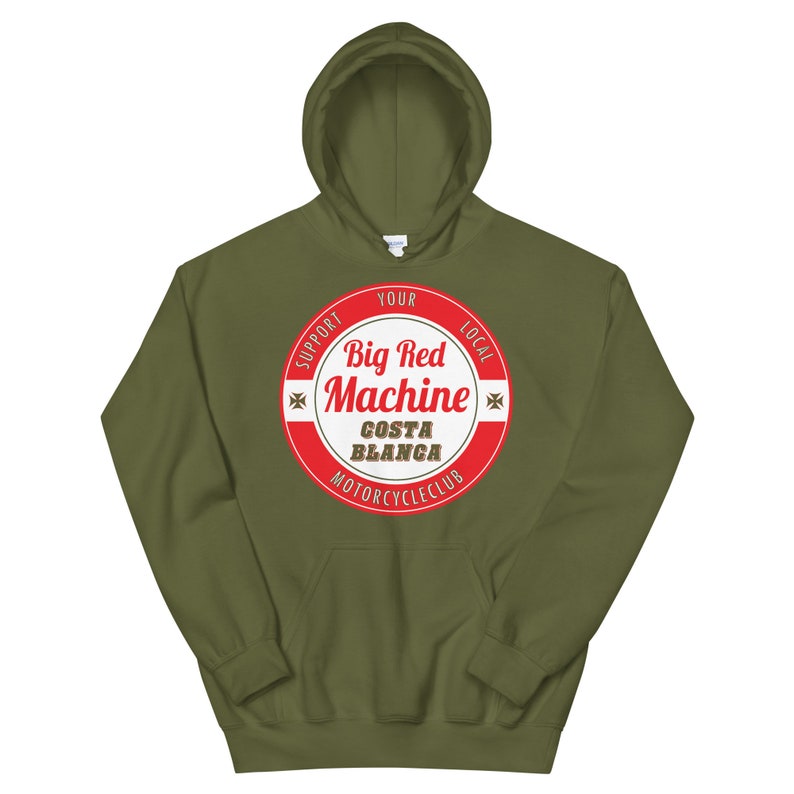 01 Hells Angels BIG RED MACHINE Support81 Hoodie - Etsy