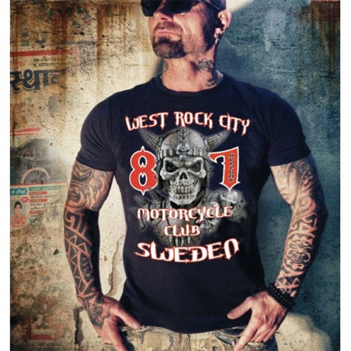 01 Hells Angels Big Red Machine Warrior Sweden Support81 - Etsy