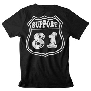Hells Angels Support 81 Eagle T-shirt - Etsy