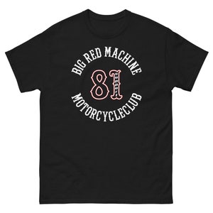 01 Hells Angels Circle Black T-shirt Support81 Big Red Machine - Etsy
