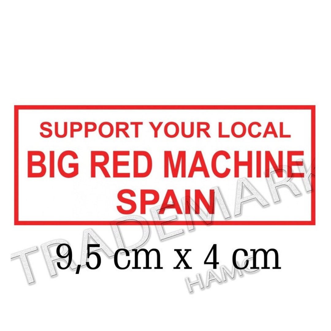 Hells Angels Sticker Support 81 Big Red Machine Spain - Etsy