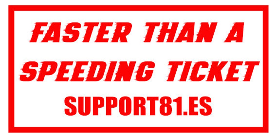 Hells Angels Bumper Sticker Fast Support 81 10x20 Cm - Etsy