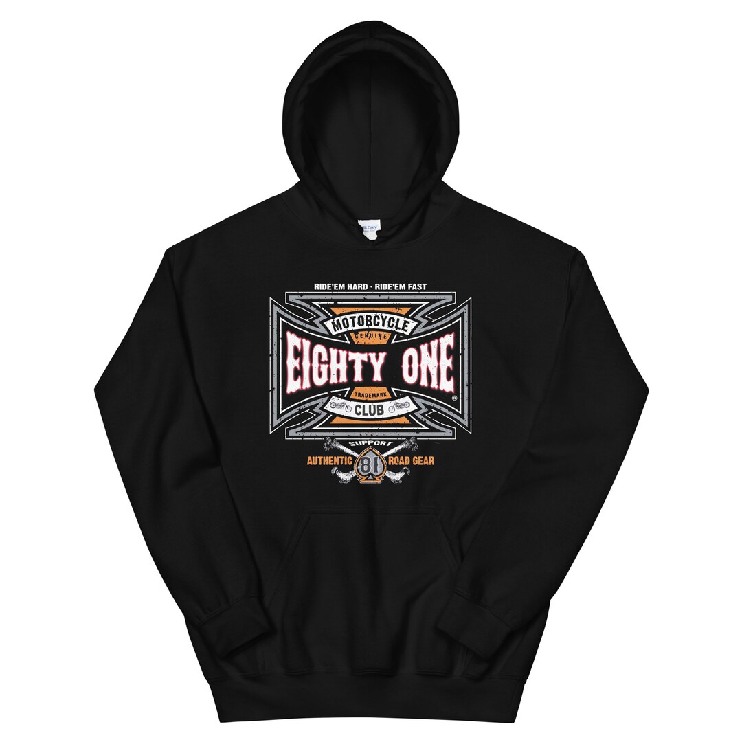 01 Hells Angels Support81 Hoodie Ride M Hard Original - Etsy