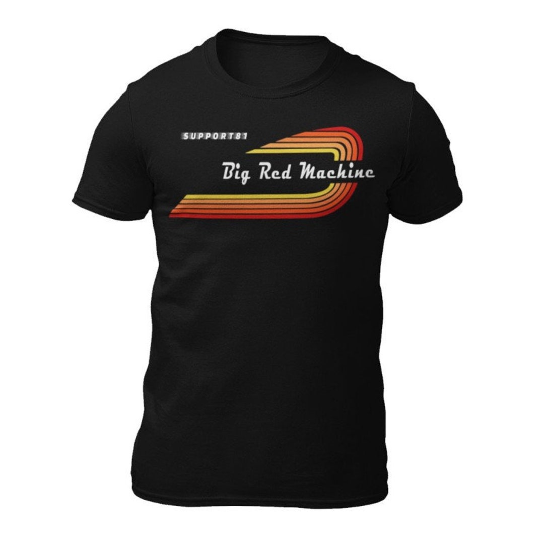 Hells Angels Vintage T-shirt Support 81 Big Red Machine - Etsy