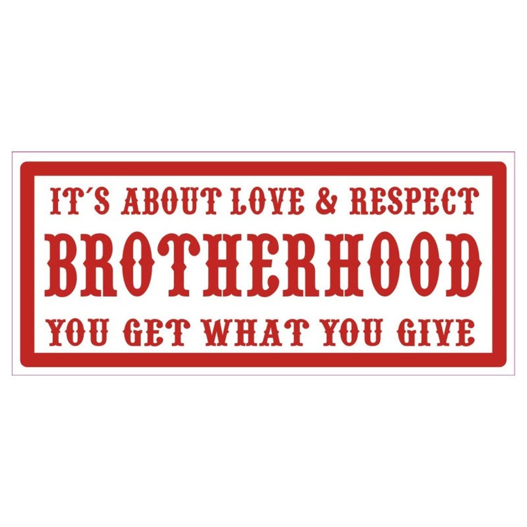Hells Angels Support 81 Sticker BROTHERHOOD 10x4cm - Etsy