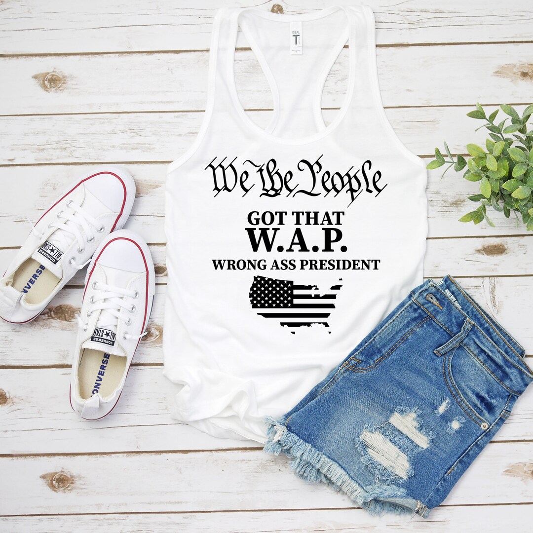 Women's Tank Top Conservative America 2A Freedom Patriotic Political We ...