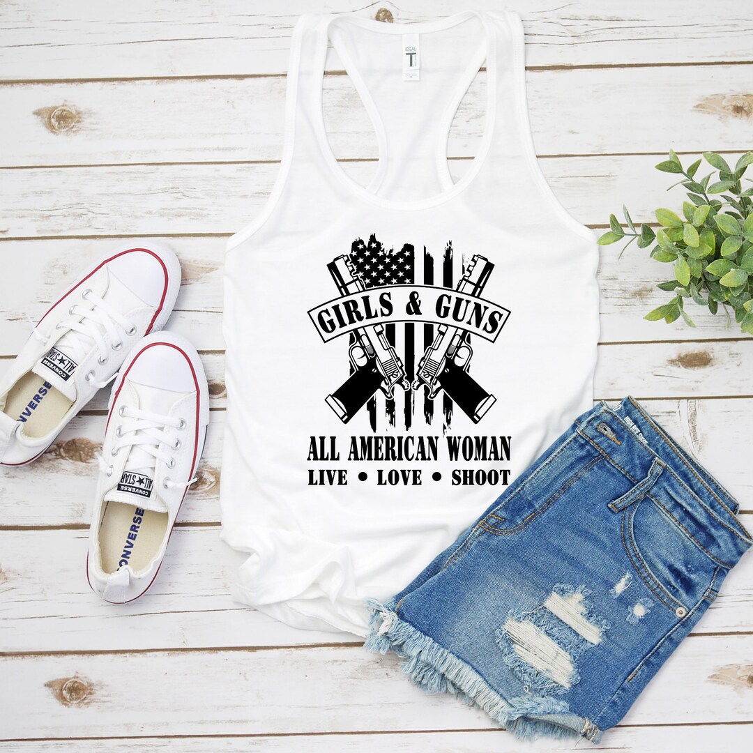 Women's Tank Top 2A Conservative America Freedom - Etsy
