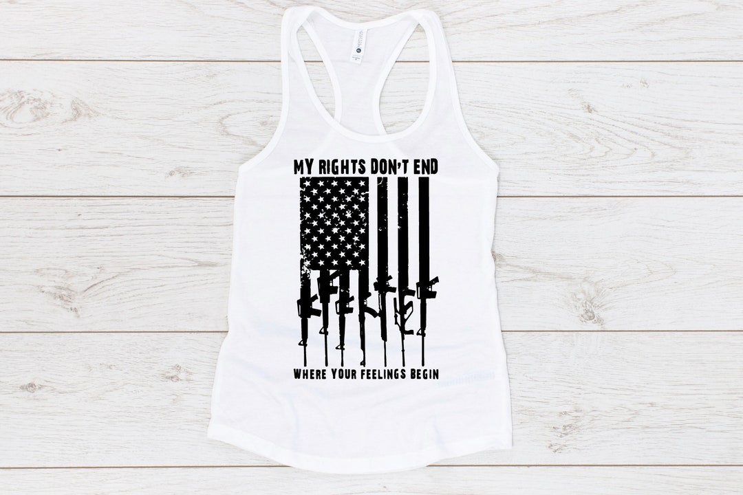 Women's Tank Top 2A Conservative 2nd Amendment America Political ...