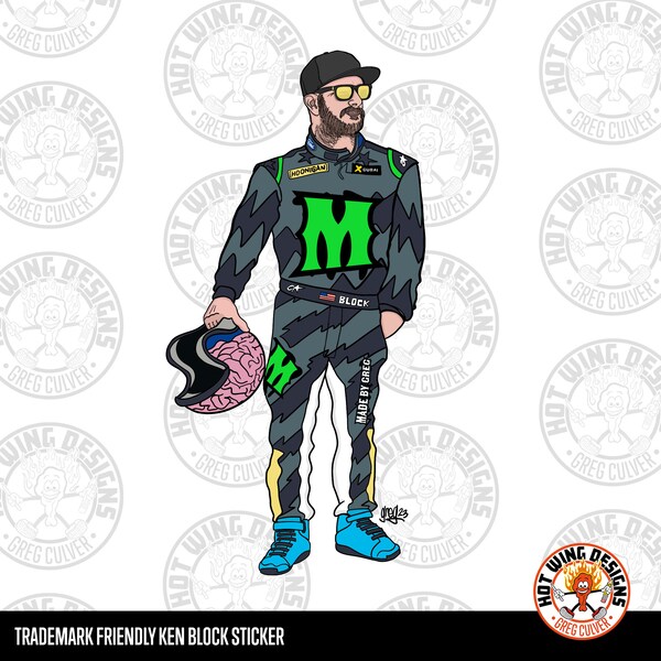Ken Block Sticker - Etsy