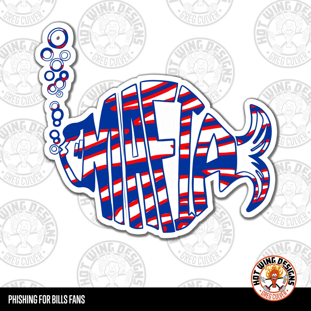 Phishing for Mafia Sticker - Etsy