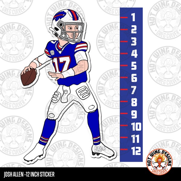 Josh Allen Stickers - Etsy Israel