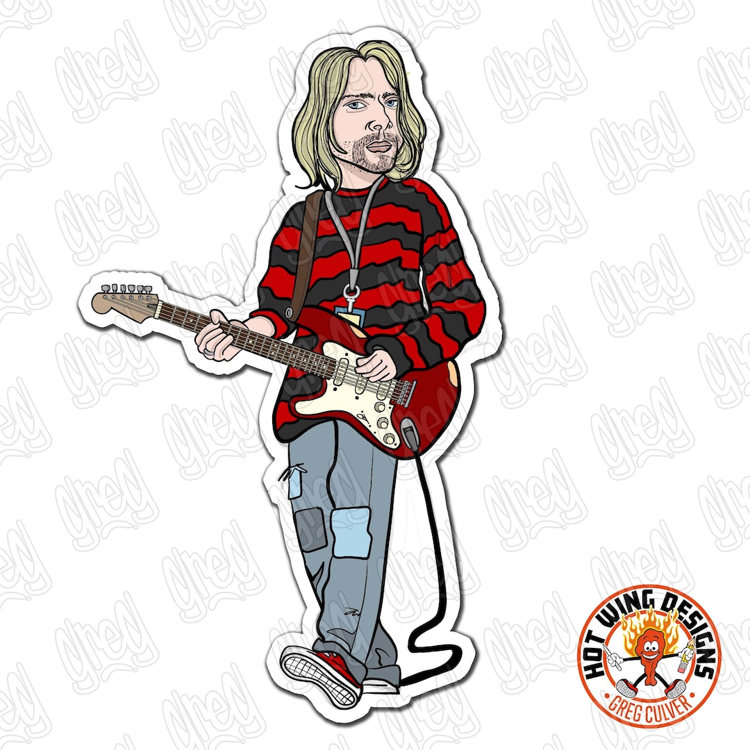 Kurt Cobain Sticker - Etsy