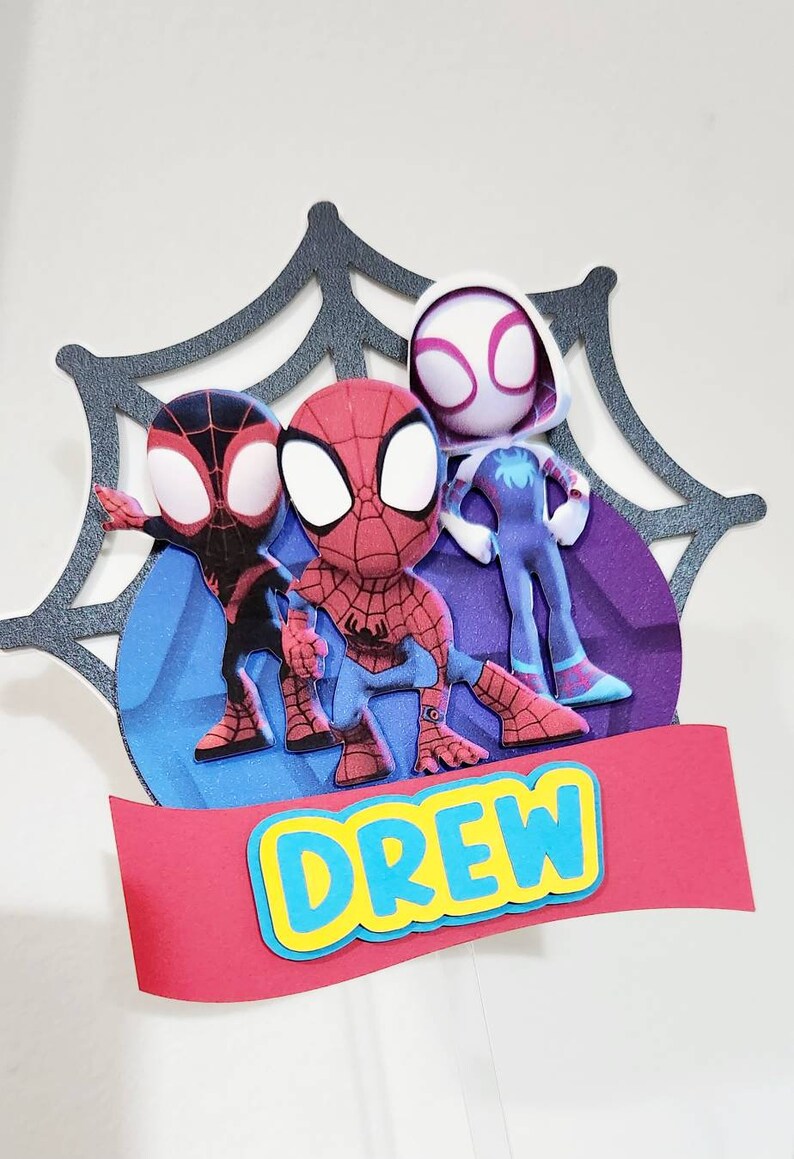 Spidey and His Amazing Friends Cake Topper - Etsy Canada