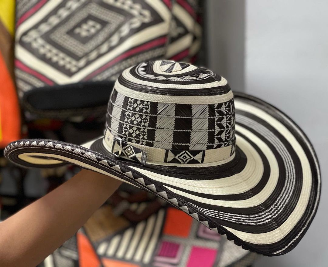 Sombrero tradicional colombiano vueltiao 23 fibras sombrero | Etsy