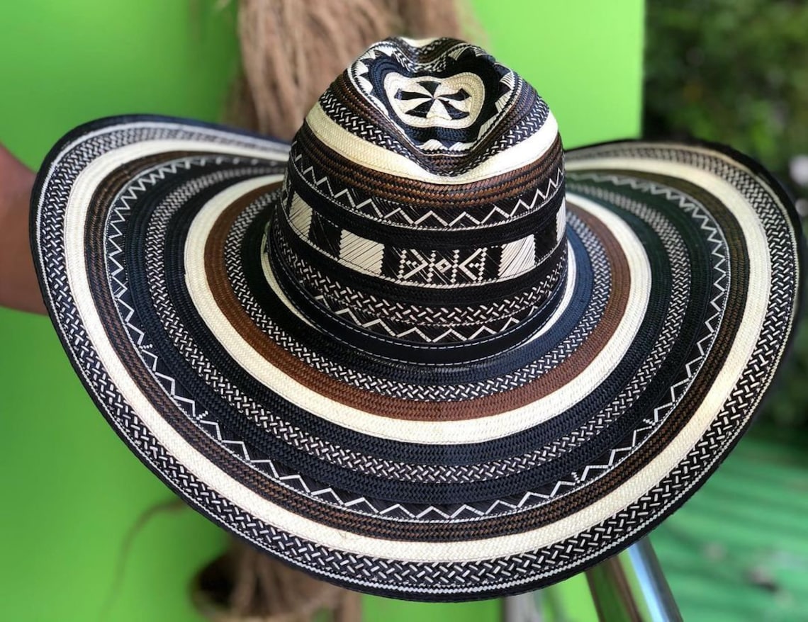 Traditional colombiano hat vueltiao 23 fibers/N sun hat | Etsy