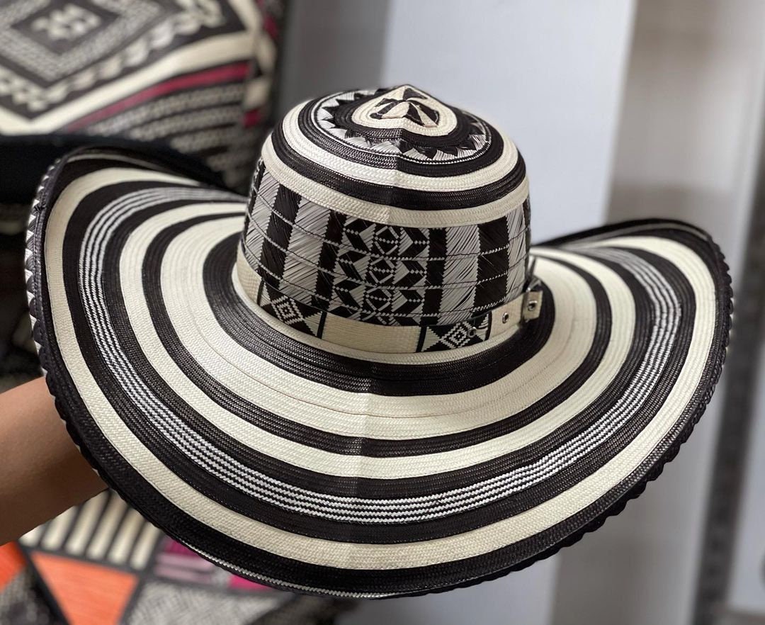 Sombrero tradicional colombiano vueltiao 23 fibras sombrero | Etsy