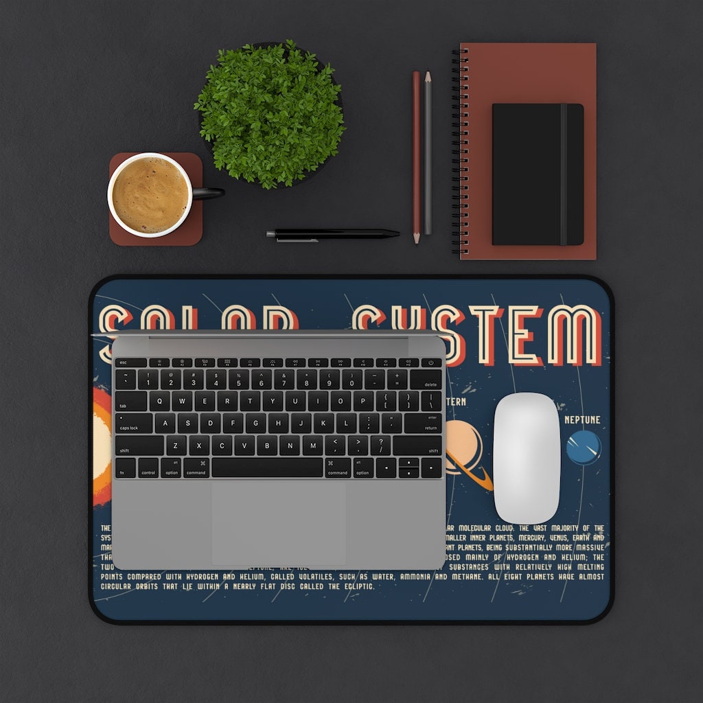 Solar System Desk Mat Astronomy Space Present - Etsy