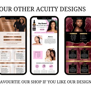 DIY Rose Gold WIG and Hair Website Banner Templates-shopify Website ...