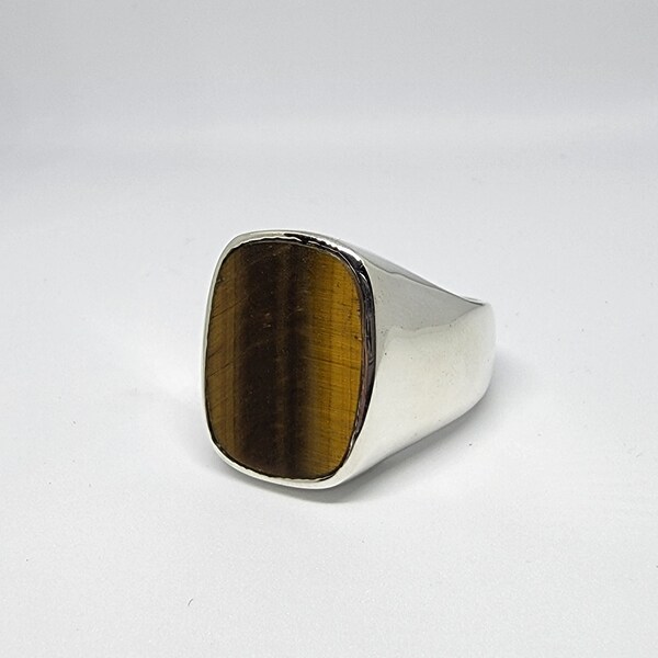 Tiger Eye Ring - Etsy