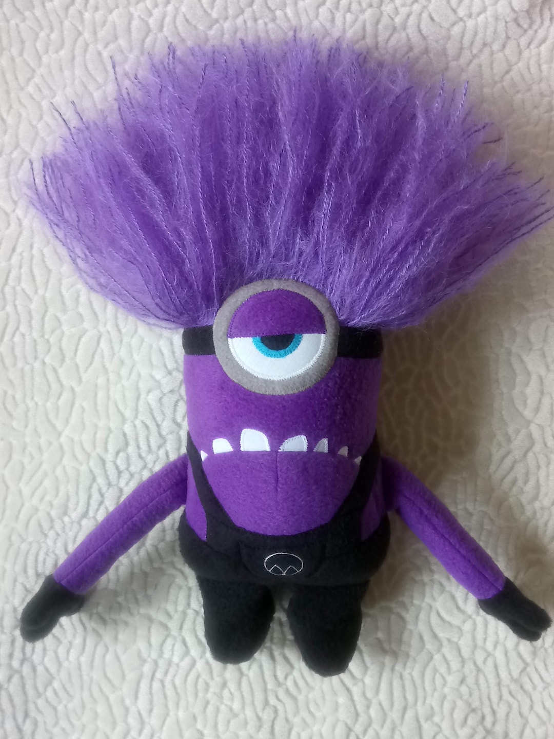 Purple Minion, Evil, Handmade Soft Toy - Etsy