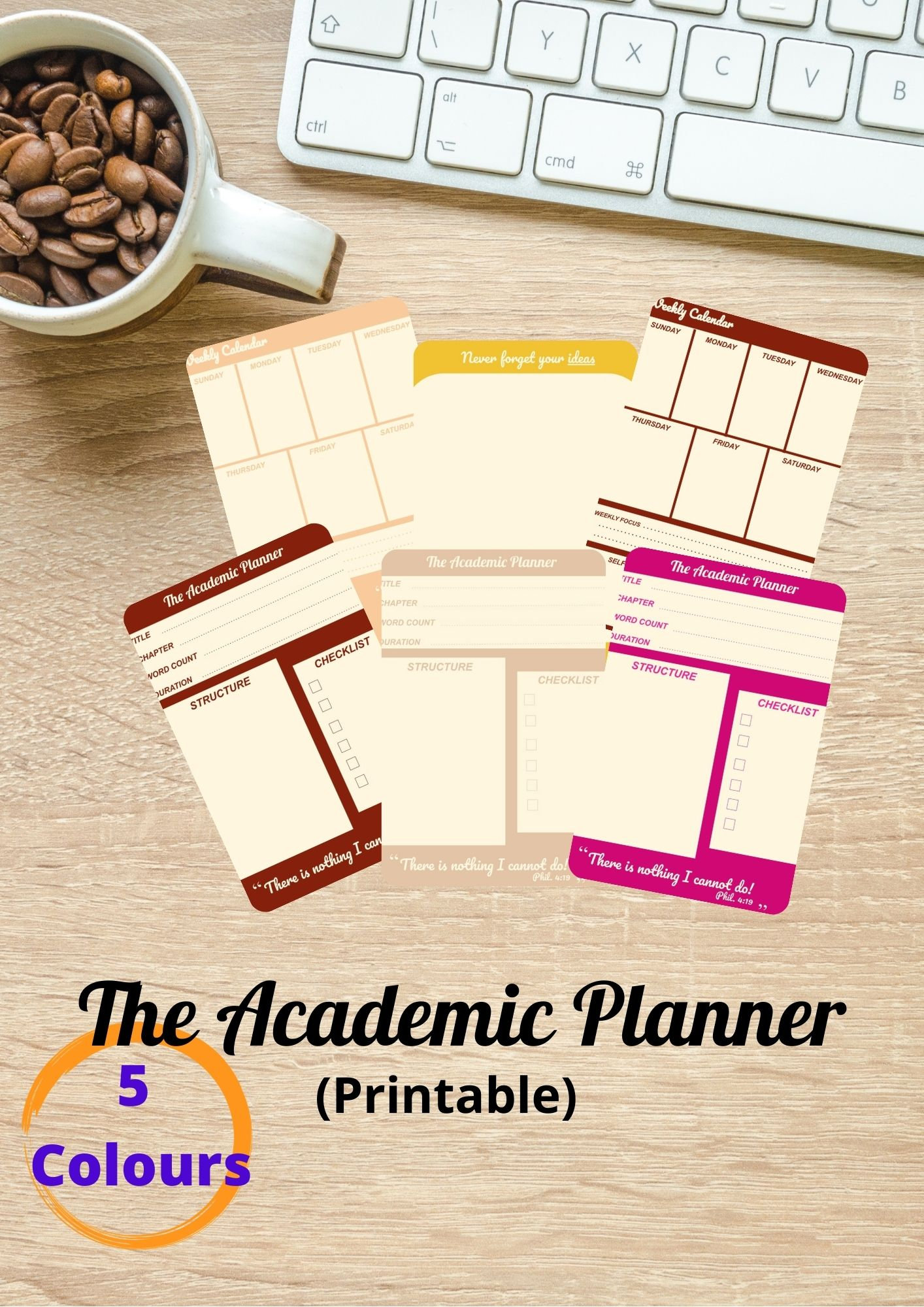 The Academic Planner (printable) - Etsy