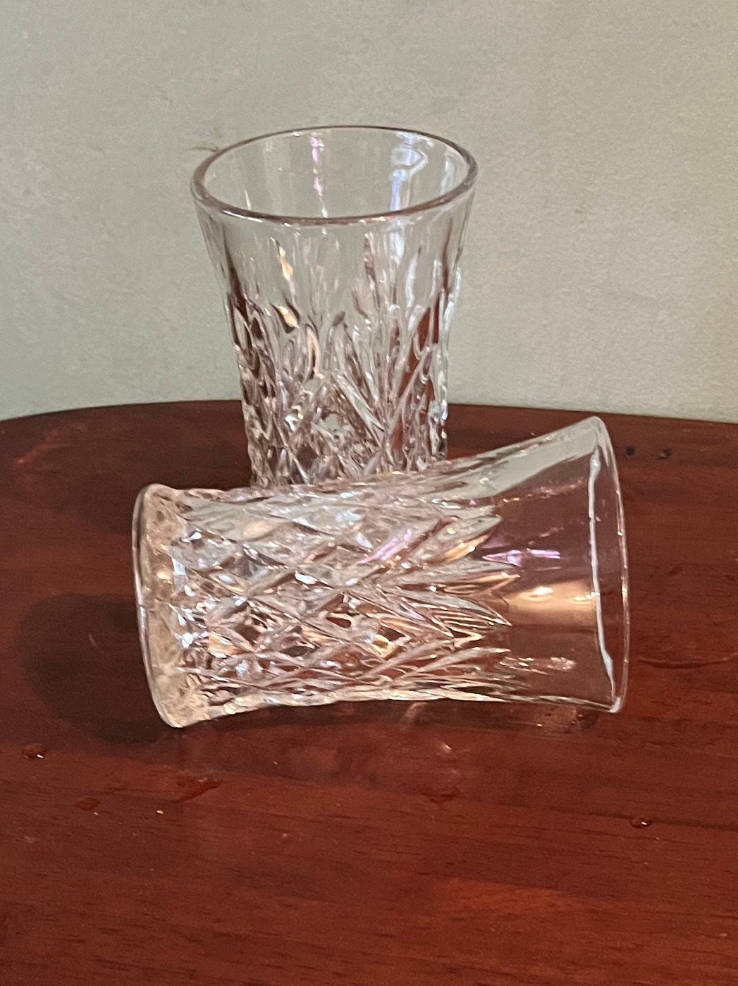 Double Old Fashion Bourbon Glasses. Pineapple and Diamond - Etsy