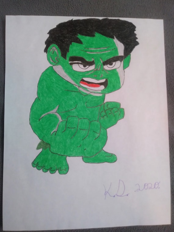 Baby Hulk Drawing