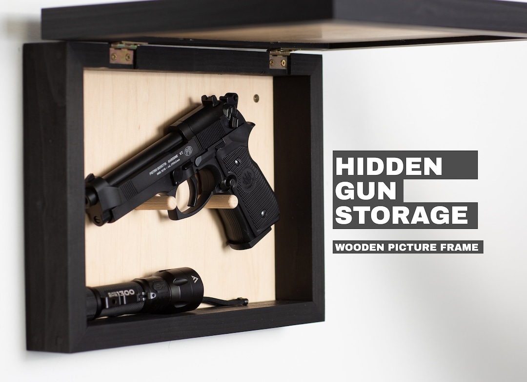 Hidden Gun Storage Picture Frame Concealment Furniture Hidden ...
