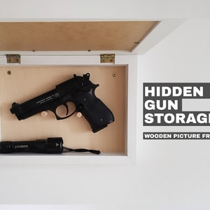 Hidden Gun Storage, Picture Frame, Concealment Furniture, Hidden ...