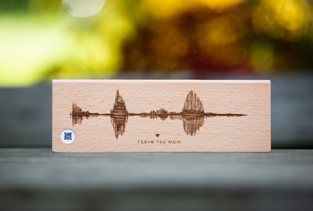 Sound Wave Art Qr Code, Personalized Sound Wave Gift, Sound Wave Art ...