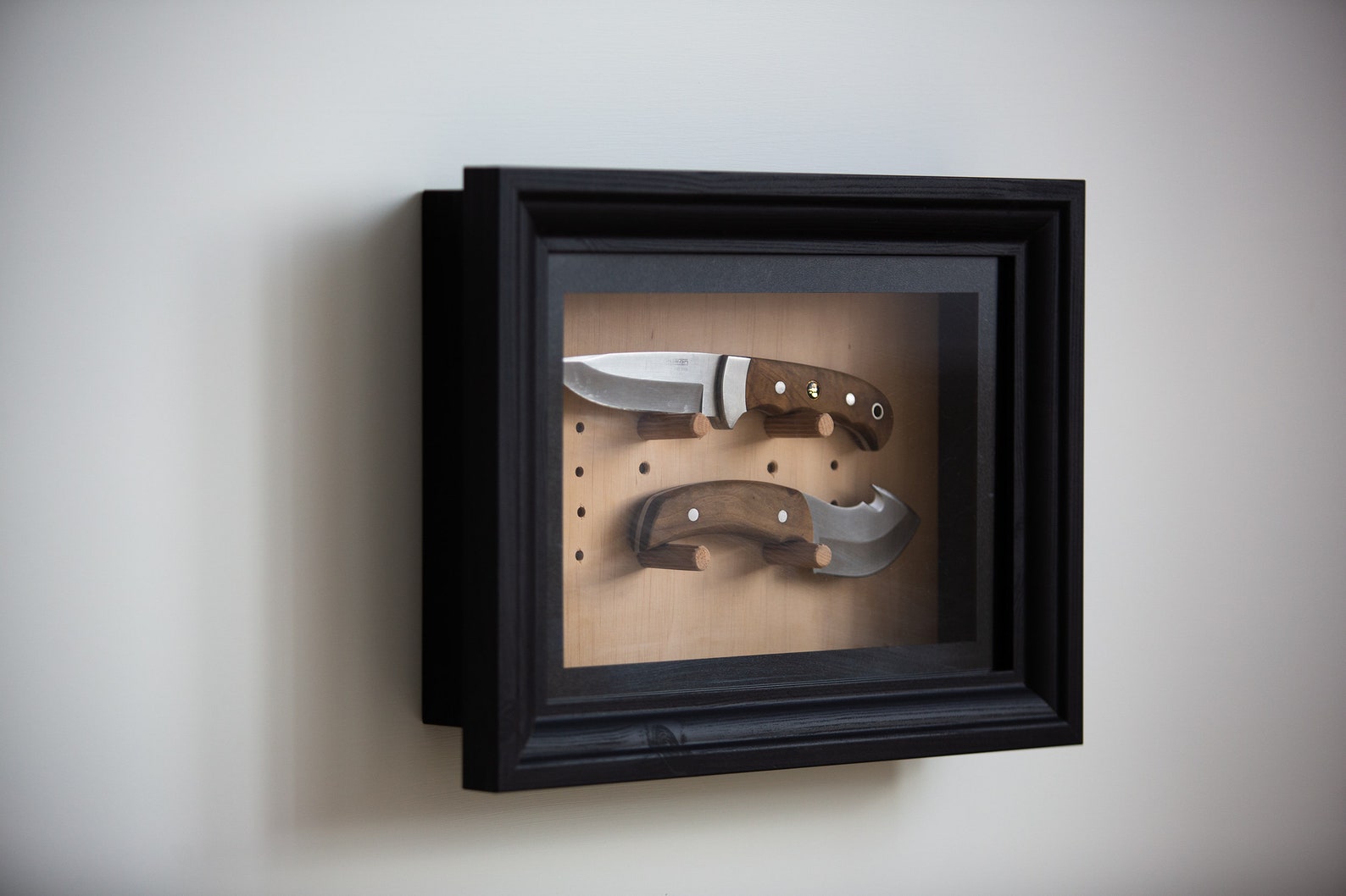 Knife Display Case With Led Light Wall Cabinet Knife Display - Etsy