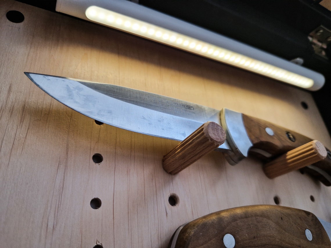 Knife Display Case With Led Light Wall Cabinet Knife Display - Etsy