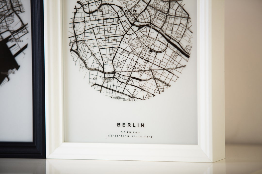 Custom City Map Light Box Led Night Lamp Personalized City Map Any City ...