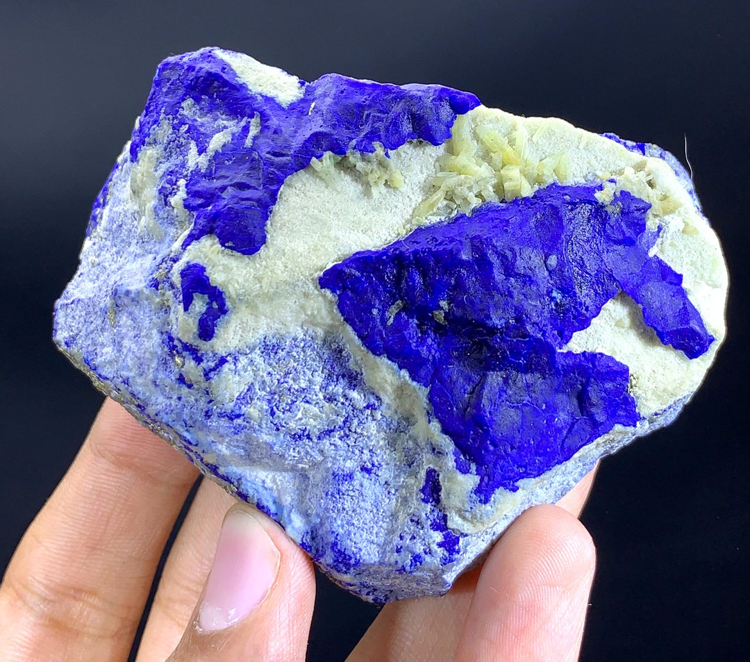 Blue Lapis Lazuli With Golden Pyrite on Matrix From Afghanistan - 212 ...